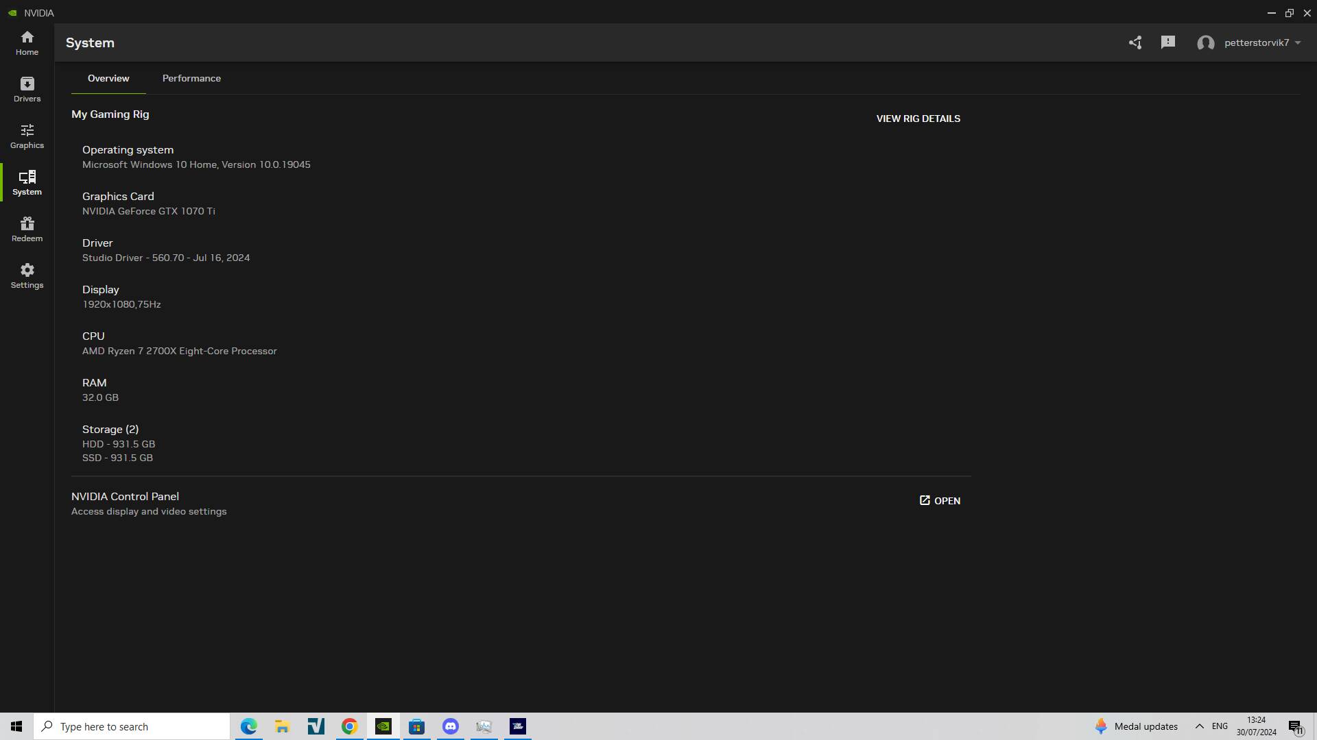 MFS Setting 8 GB Graphics card settings - Install, Performance ...