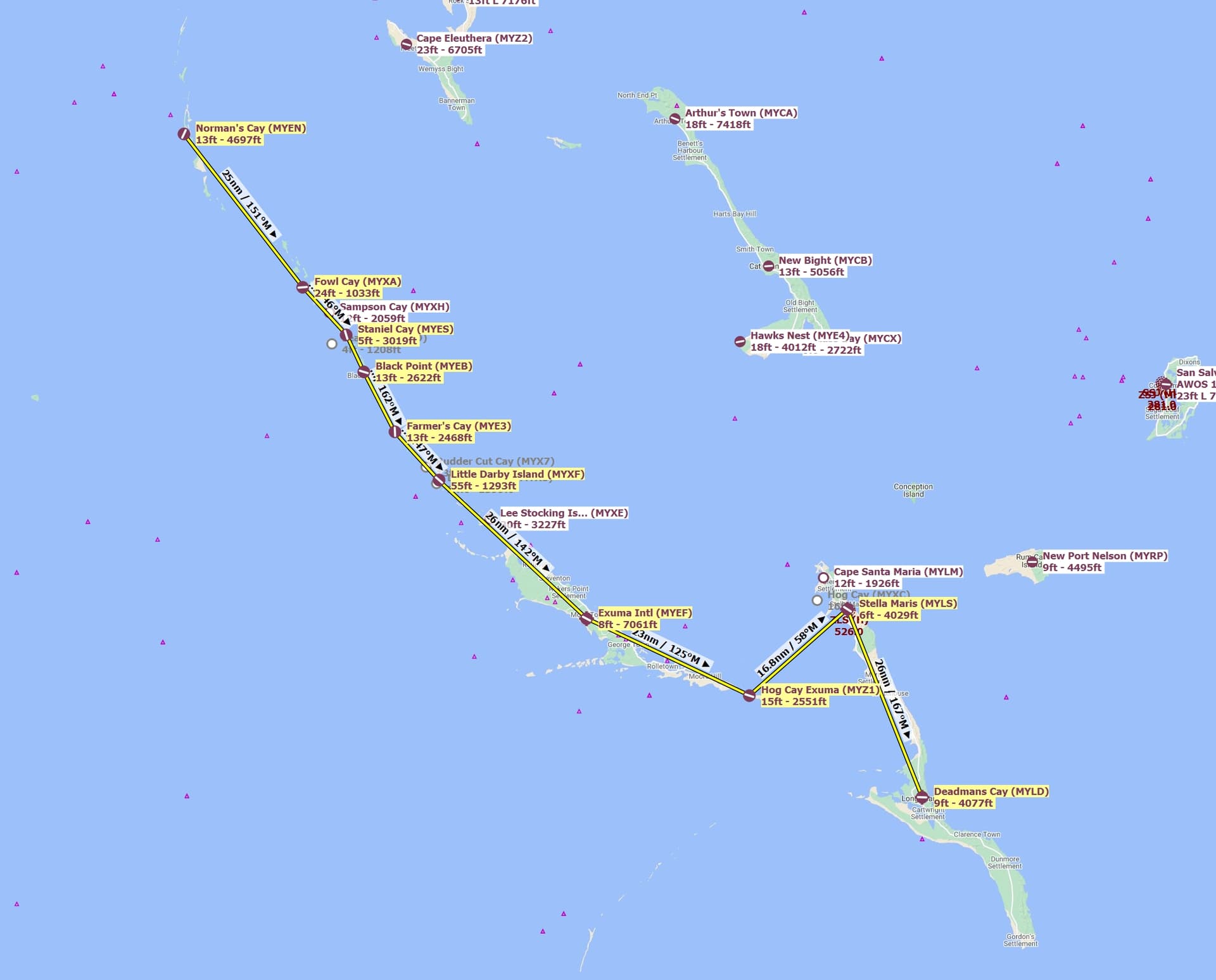 VirtualFlight.Online VFR Exploring the Bahamas - Community Events ...
