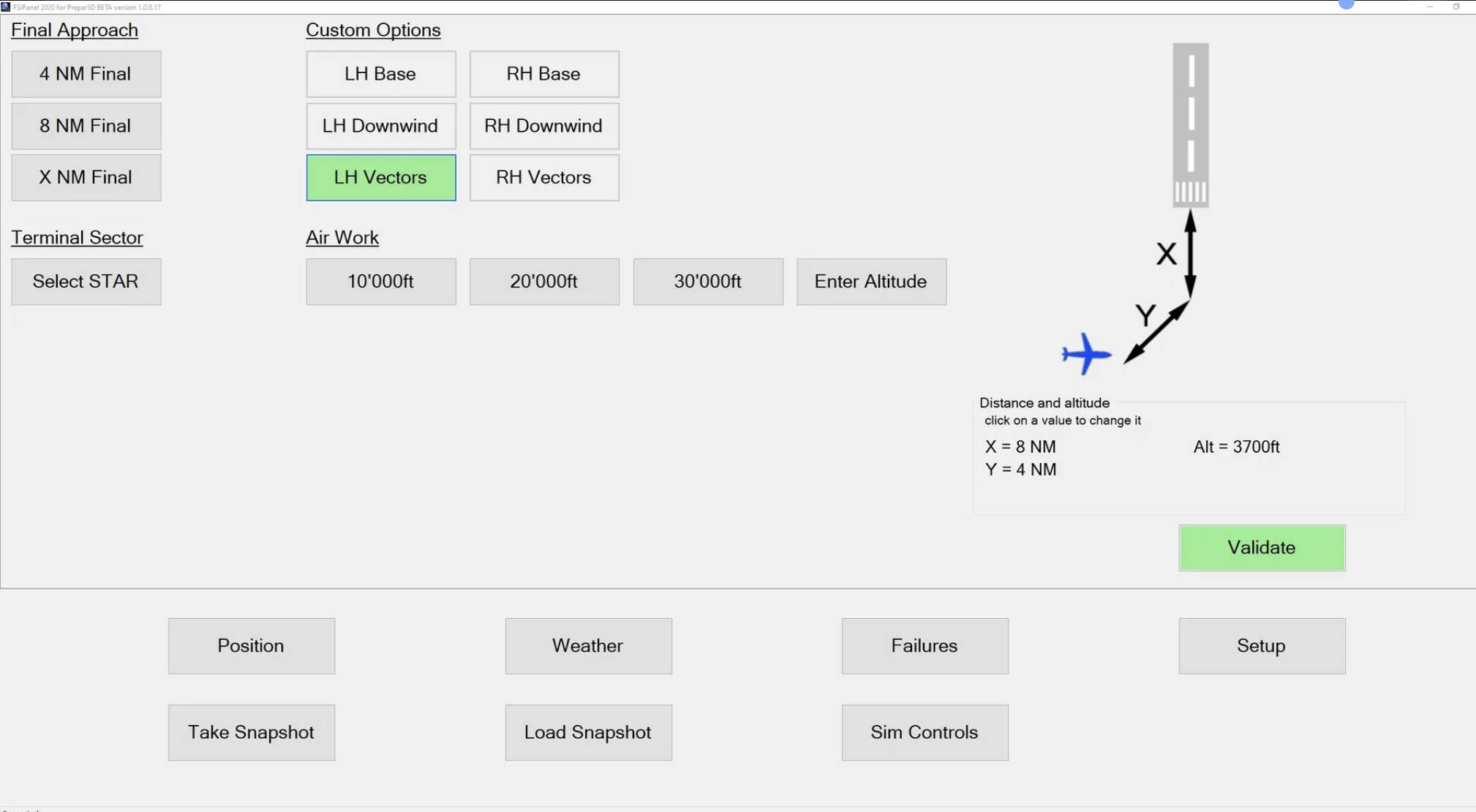 FSiPanel for MSFS - ‘point-and-click’ panel to set approaches - Tools ...