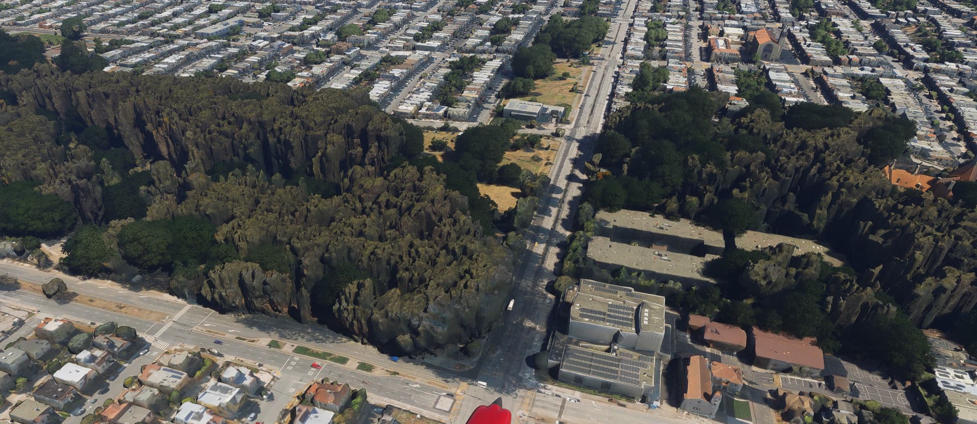 Photogrammetry trees completely ruin the experience - Scenery and ...