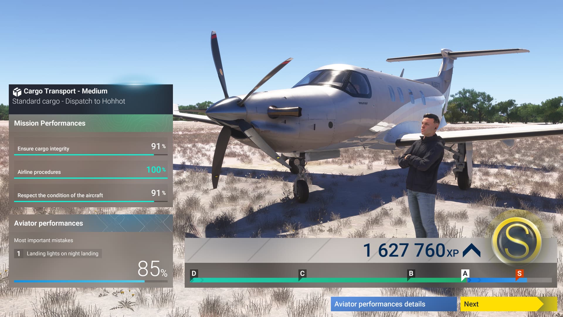 Dinged for not using landing lights on a night takeoff/landing but it ...