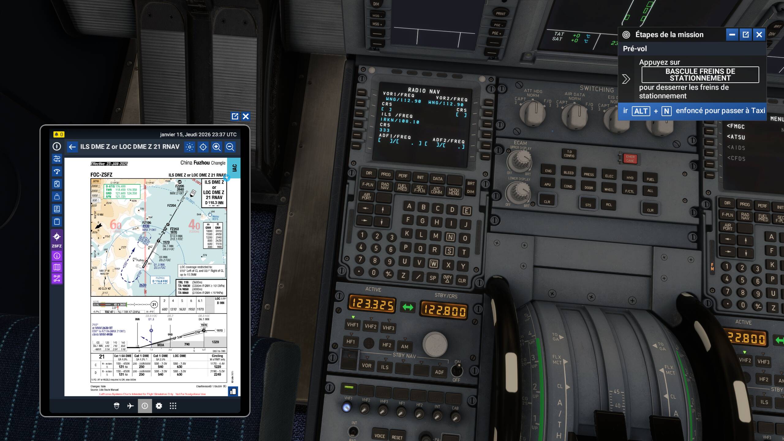 2024 - A320Neo (V2) - Career - Wrong ILS Frequency - User Interface ...