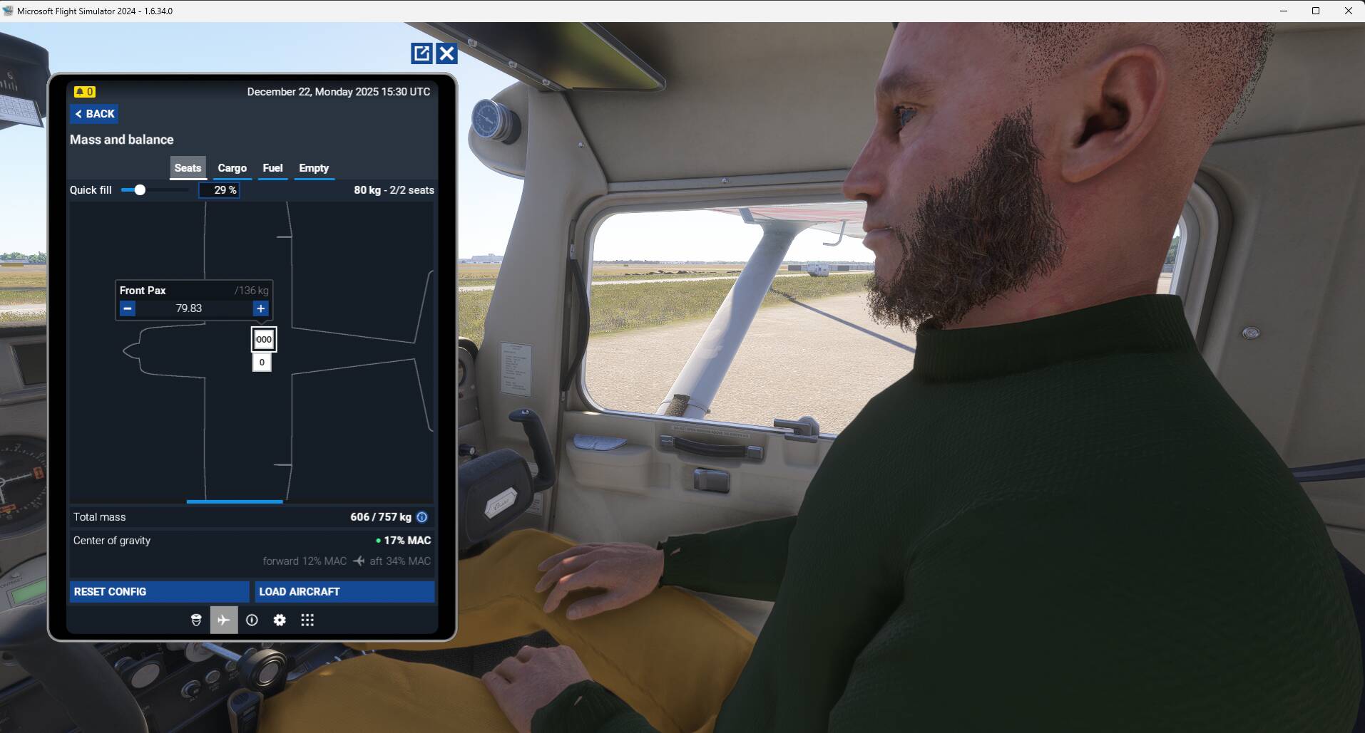 Multiple aircraft copilot / Pax not sitting correctly in the right seat ...
