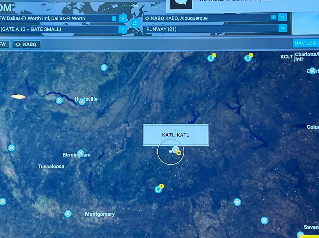 After Flying To/From an Airport, Airport Label disappears on World Map ...