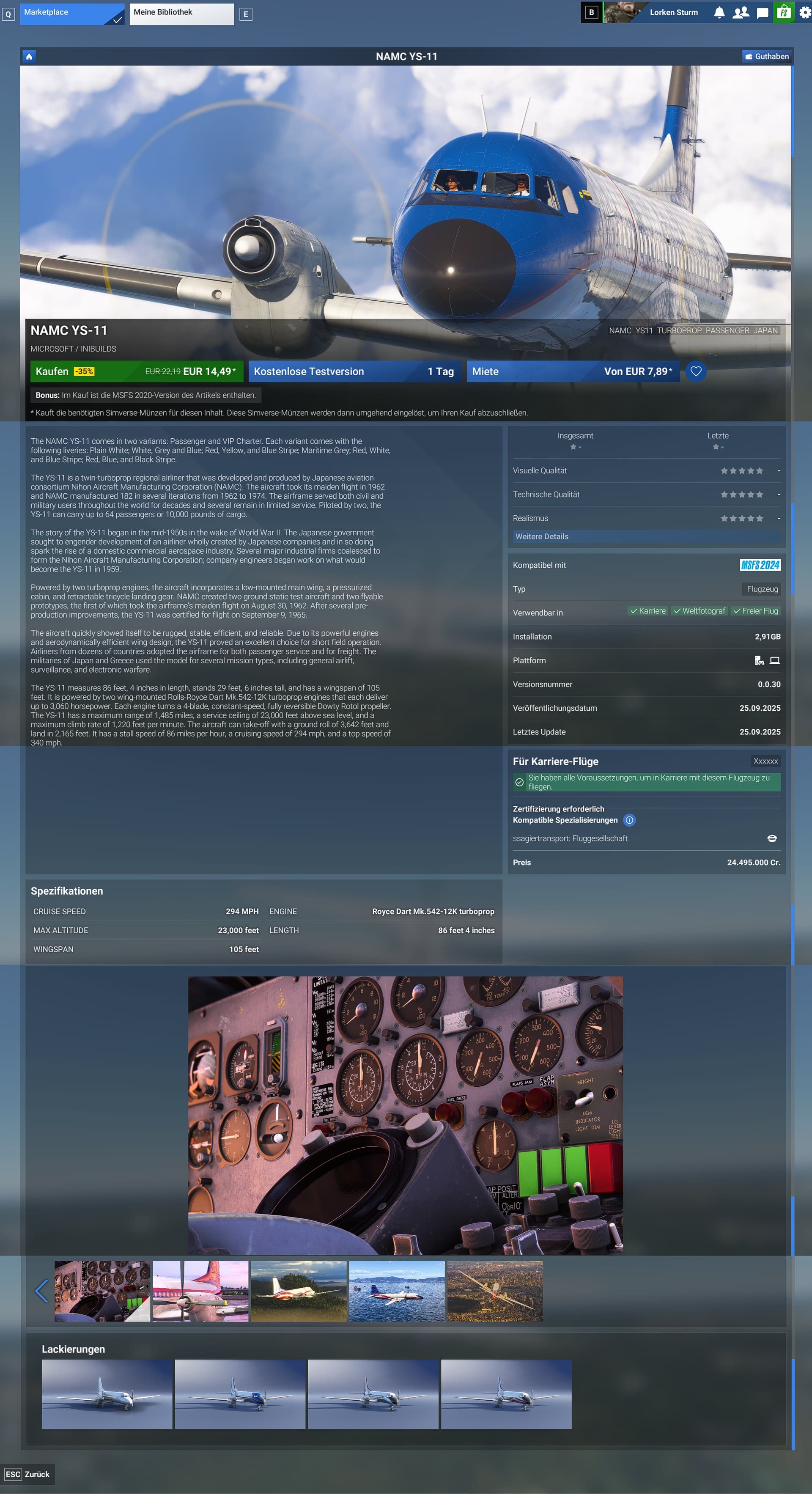 NAMC YS11 / Local Legend 22 vanished from Career Mode - User Interface & Activities - Microsoft ...