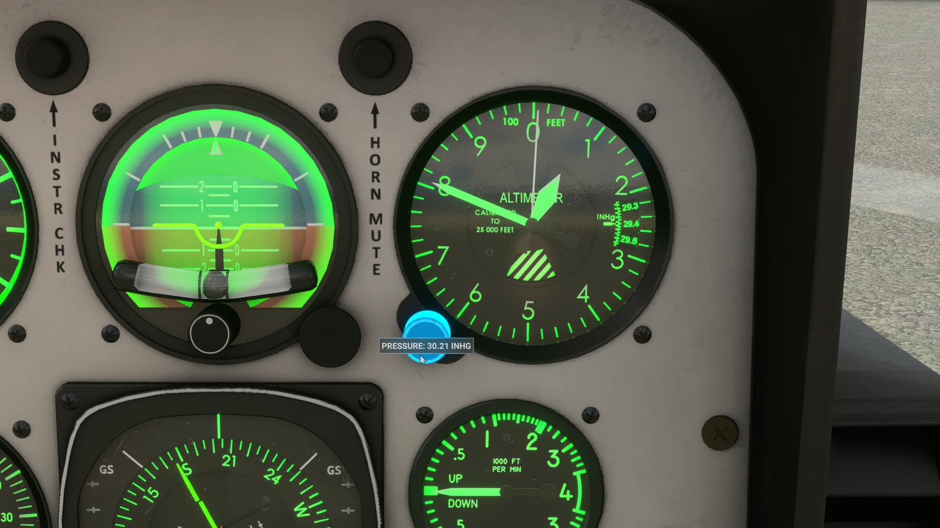 Altimeter Setting Incorrectly Displayed in Window of Various Altimeters ...
