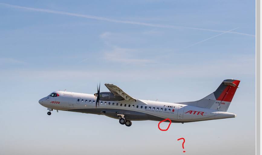 Asobo ATR 42/72 protrusion that's not present on the real aircraft ...