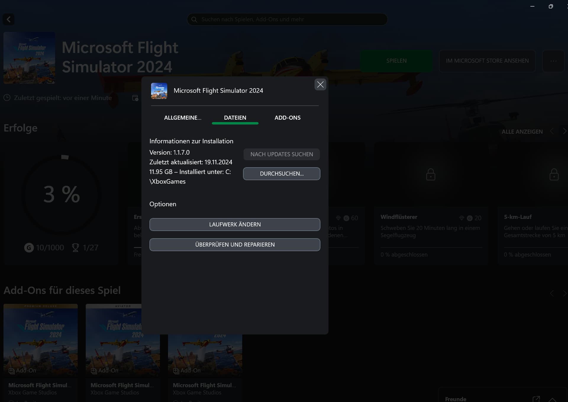 Getting a 16 Bit error message when starting MSFS2024 - Install, Performance & Graphics ...