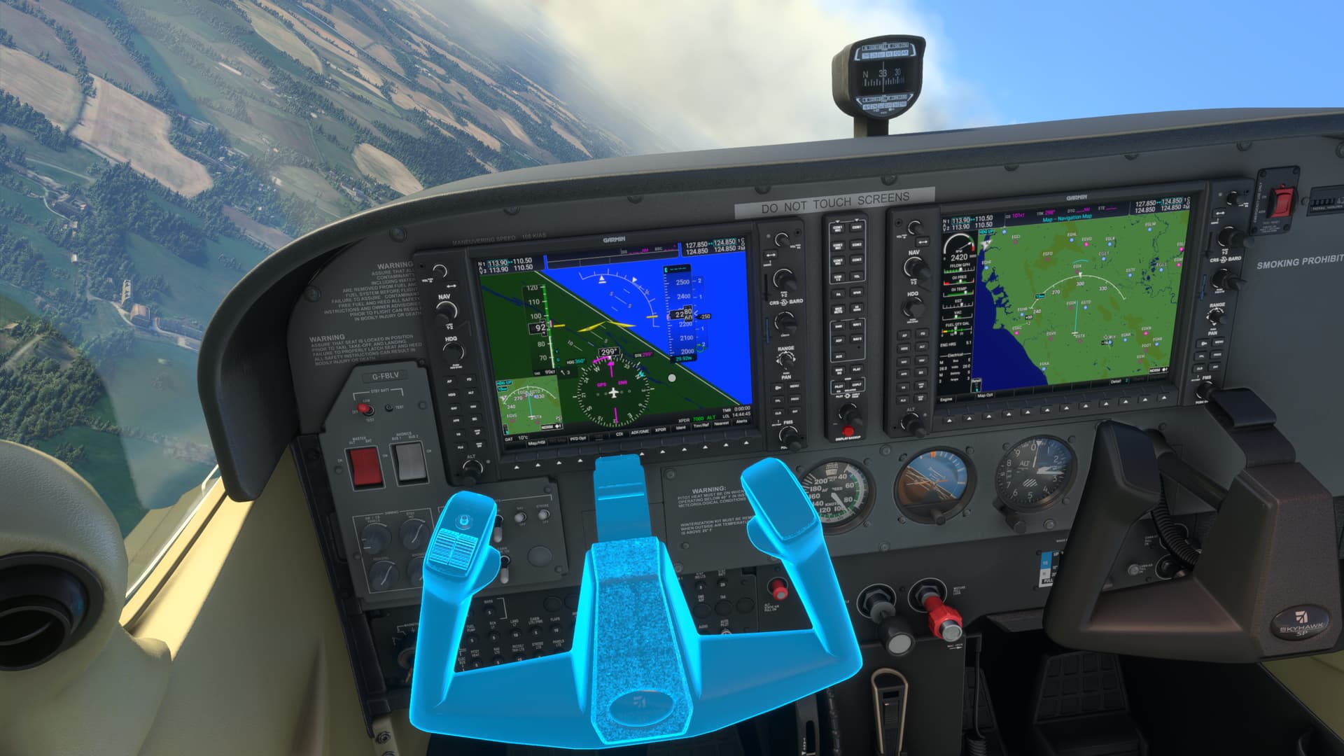 How to get rid of the White dot in cockpit view (Not working under SU12 ...