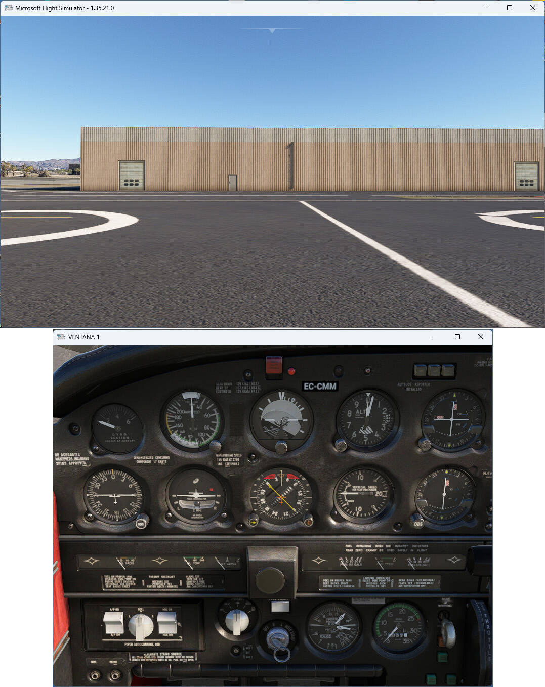 Panel view in a second monitor - Home Cockpit Builders - Microsoft ...