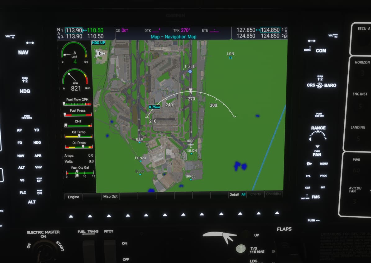 Carenado G1000 STILL has white dot as aircraft icon in Nav display ...