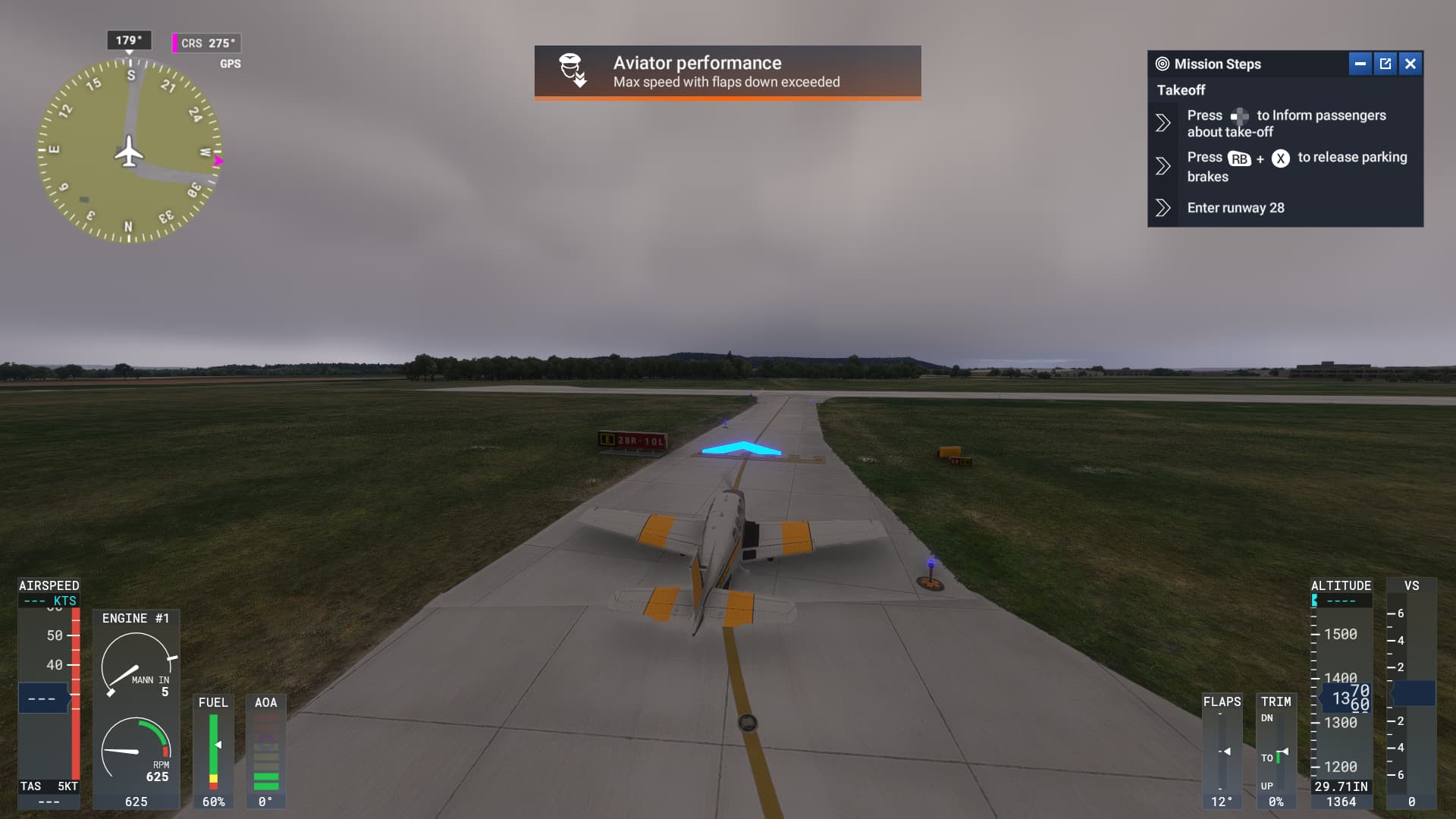 Flap speeds in multiple aircraft are low causing deduction of points in ...