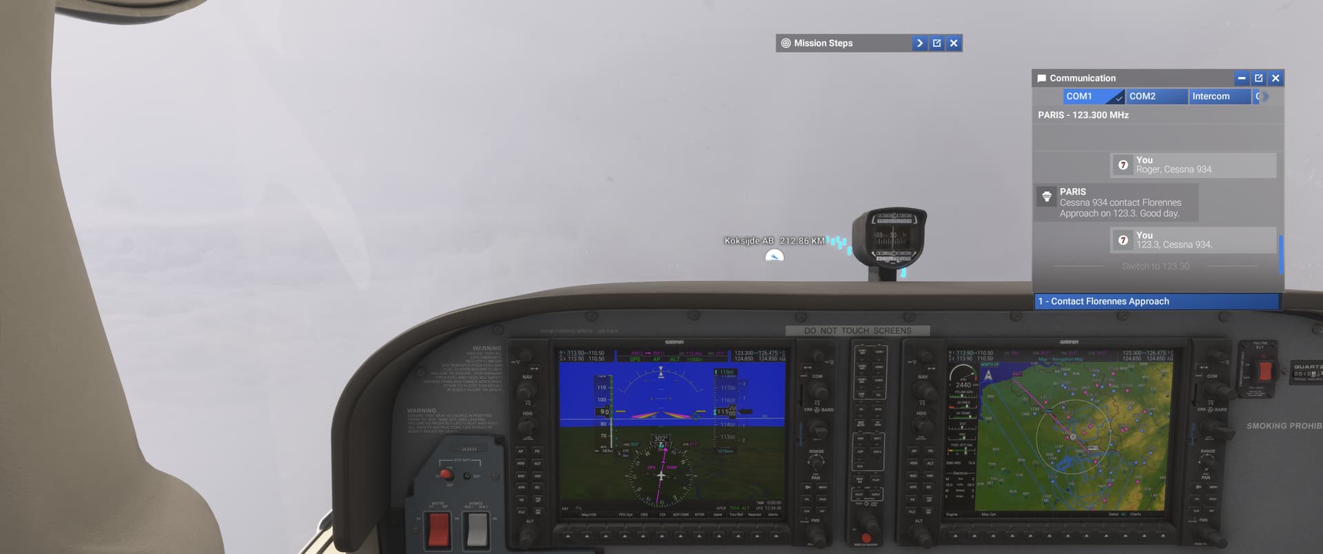 During VFR flight following radio may not auto tune - ATC, Traffic ...