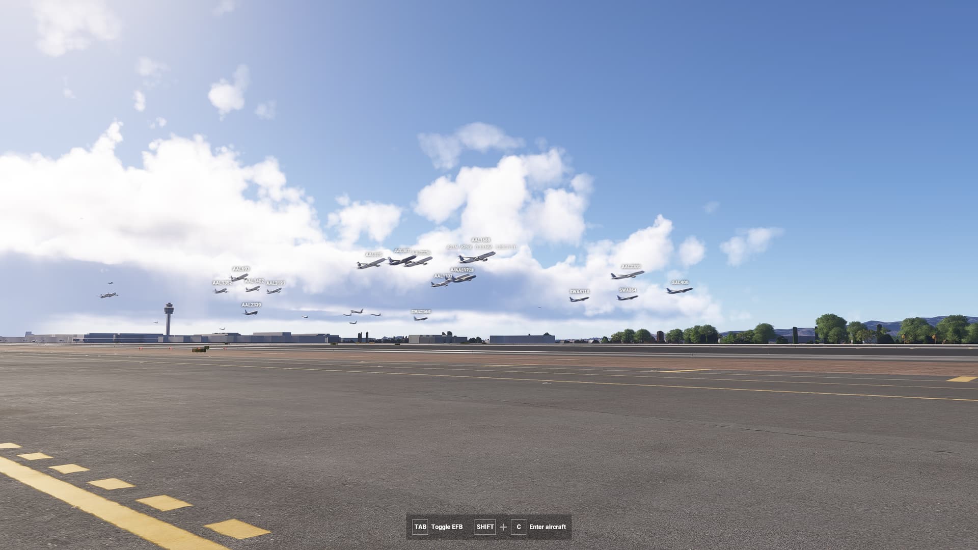 SU3 Mass Takeoffs - ATC, Traffic & NAVAIDs - Microsoft Flight Simulator ...