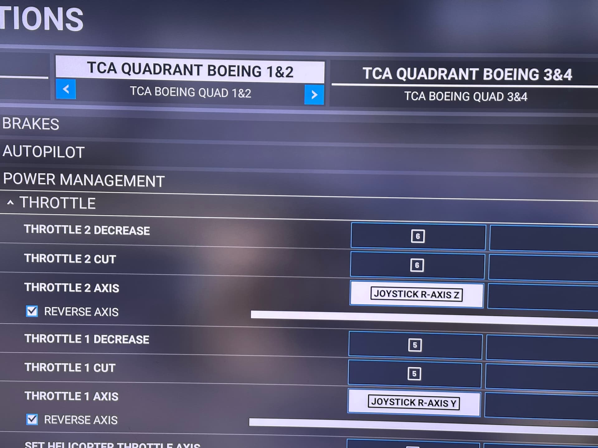 Reverse thrust on PMDG 777-200ER doesn't work at standstill with brakes off with certain ...