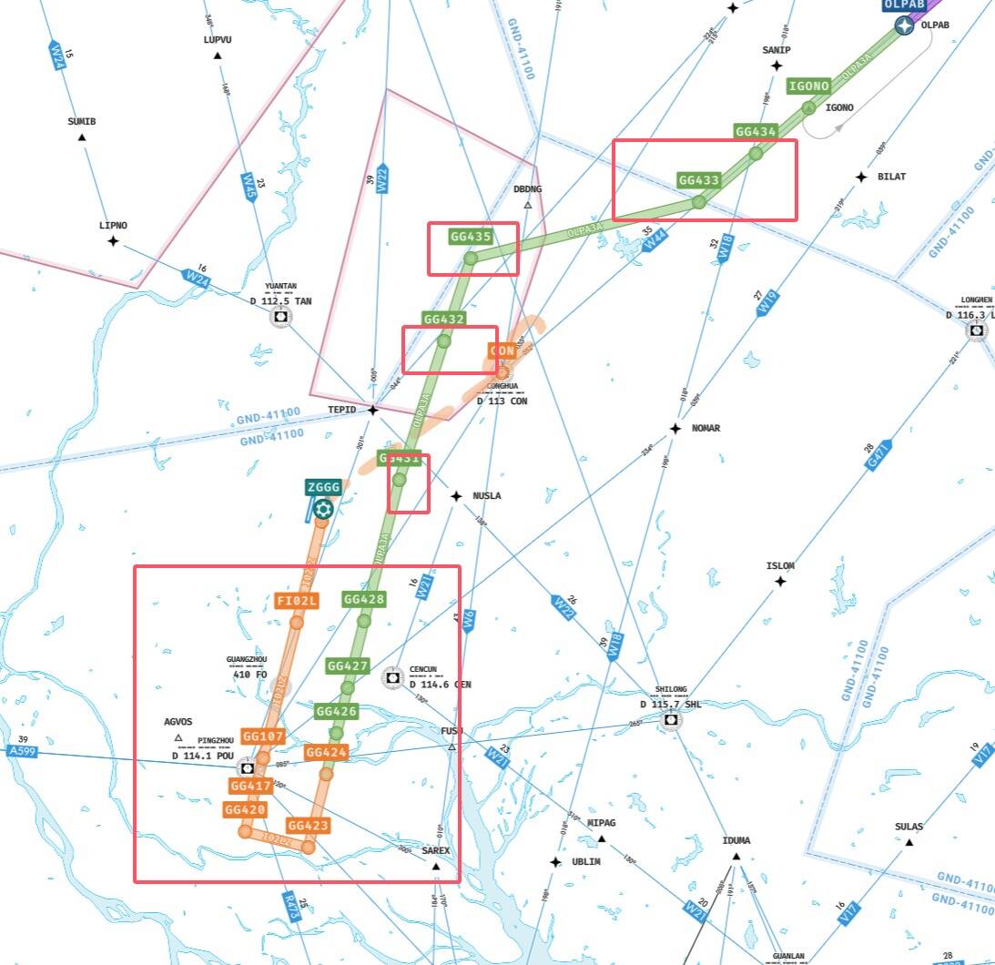 Navigation data waypoints are thousands nm away - ATC, Traffic ...