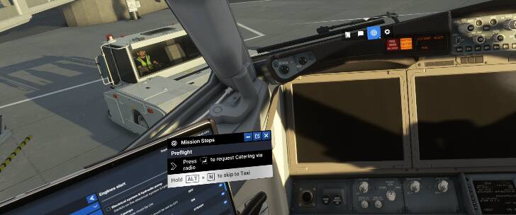 Info tab, atc and mission steps drifting down - Virtual Reality (VR ...