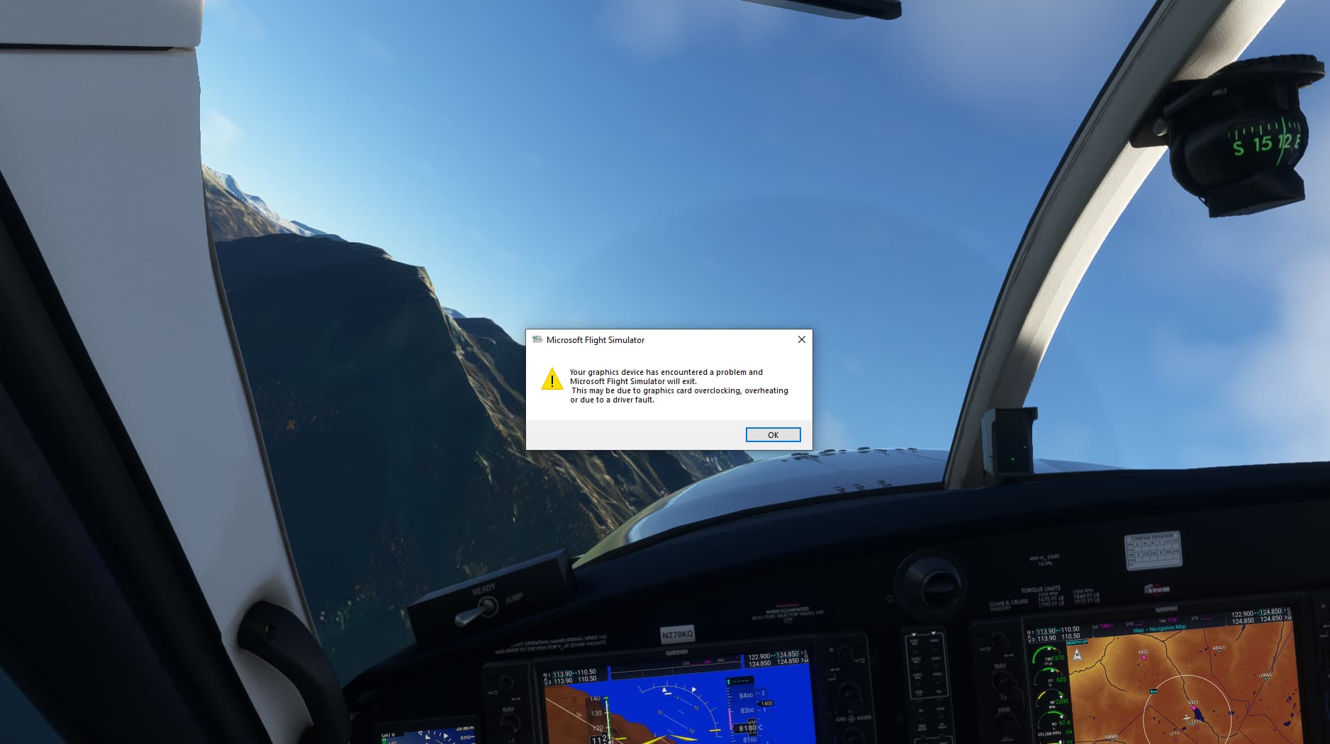 Warning: Your graphics device has encountered a problem - #249 - Install, Performance & Graphics ...