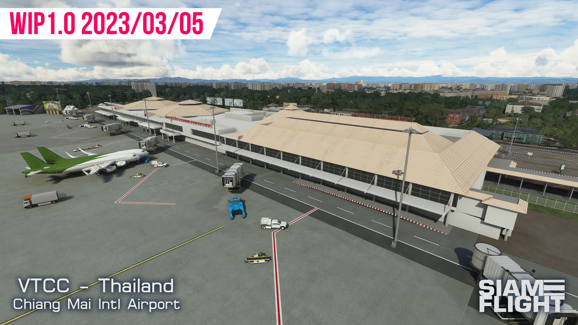 [DevDiary] VTCC/CNX Chiang Mai Intl Airport MSFS | SiamFlight ...