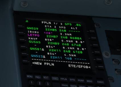 ATR speed constraint display in MCDU FPLN page - Aircraft & Systems - Microsoft Flight Simulator ...