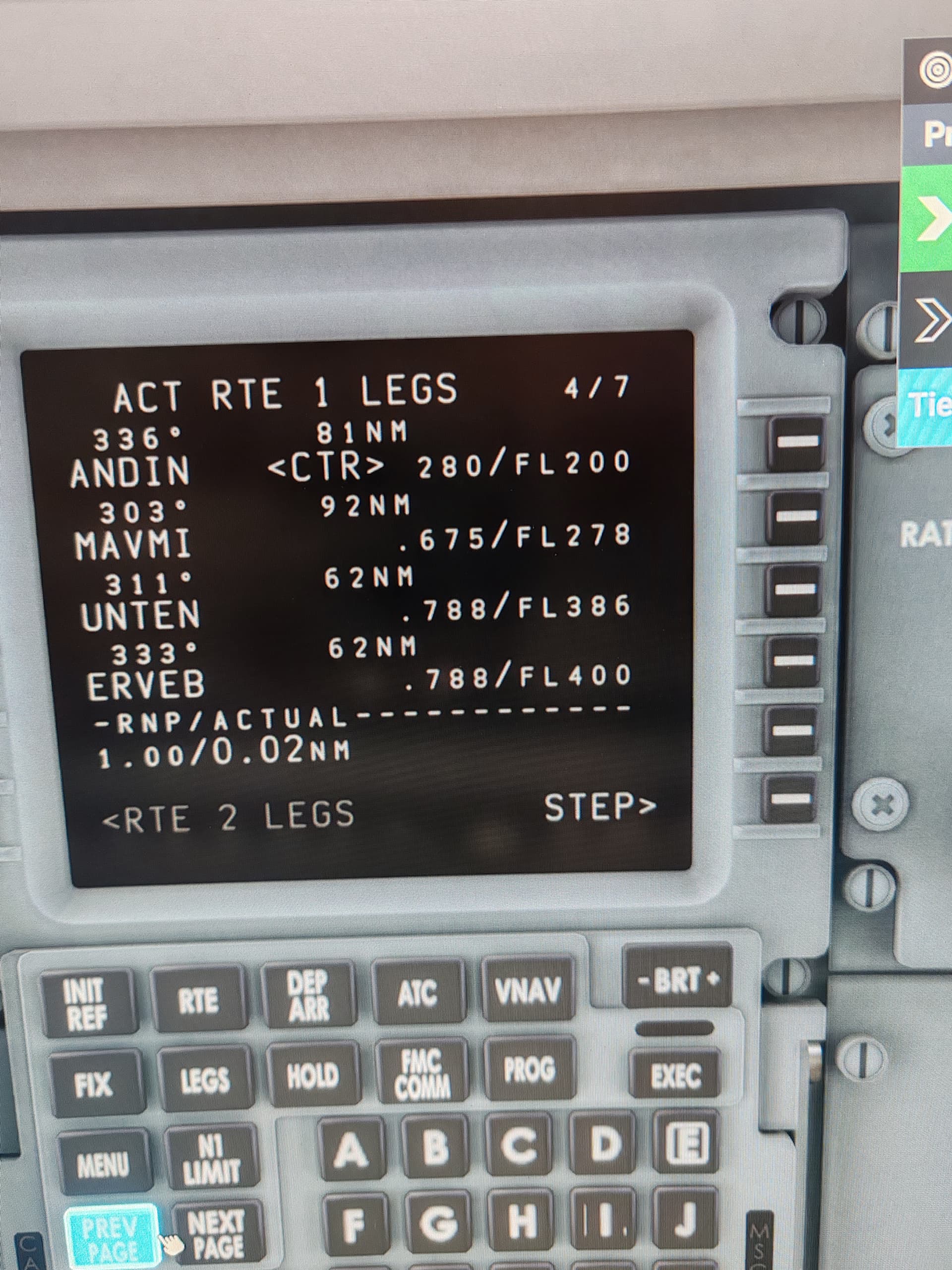 737 max info on cdu altitudes msfs-2024 - Aircraft & Systems ...