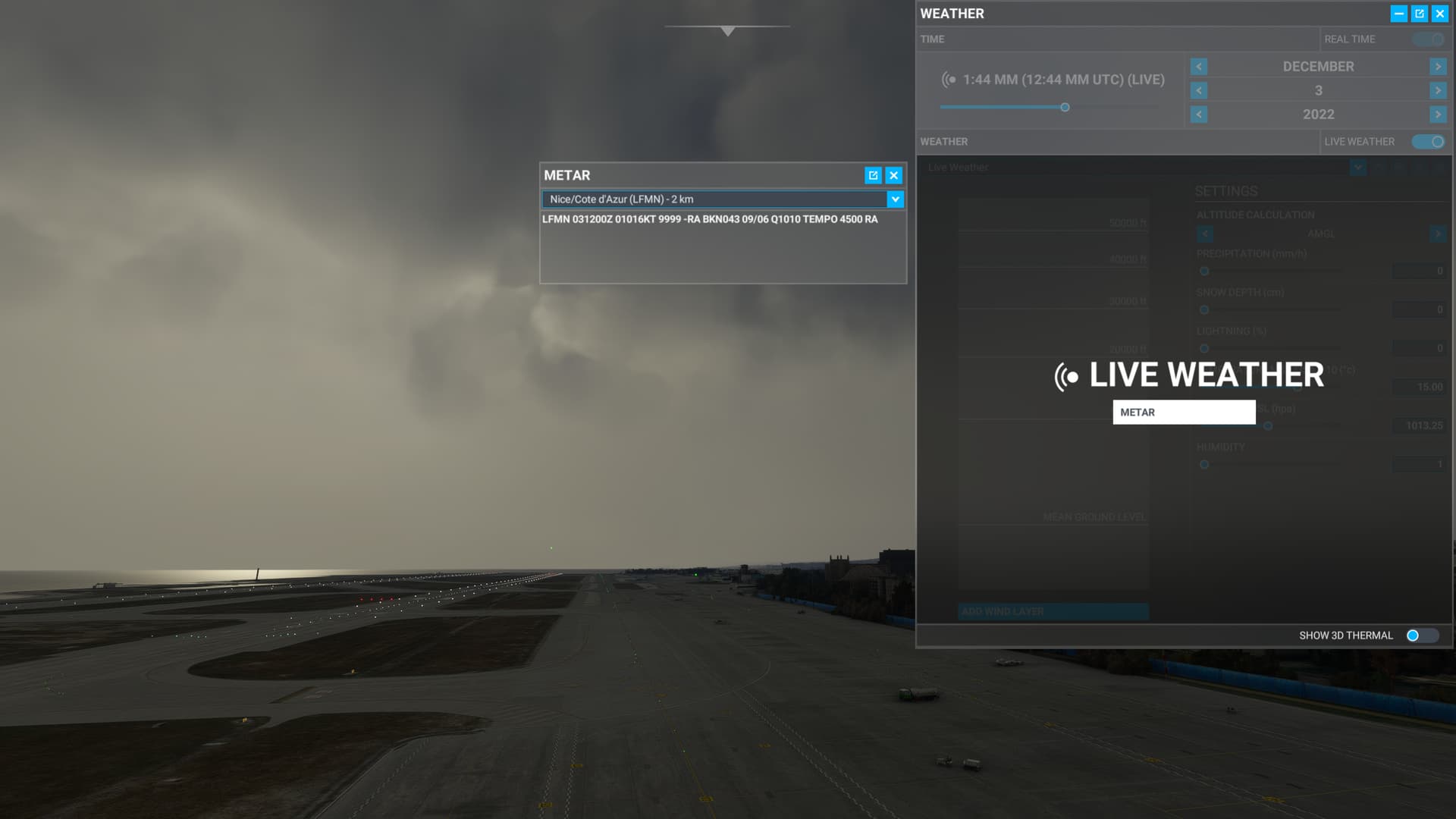 Live weather not available - Weather & Live Weather - Microsoft Flight ...