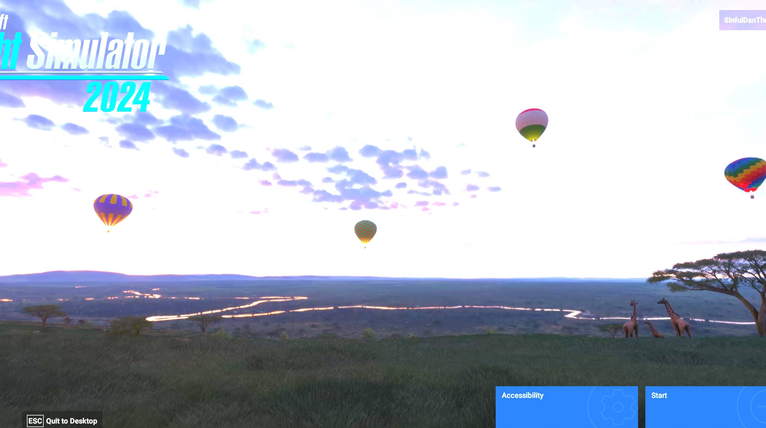 Able to fly balloons with other balloons like in the intro video ...