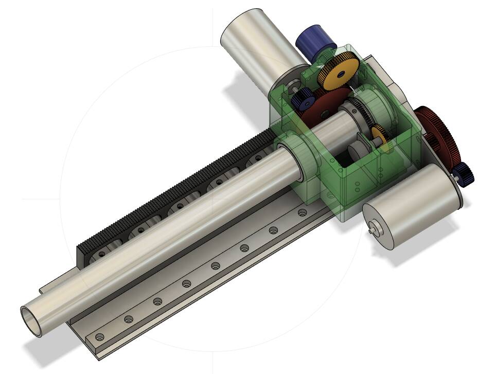 DIY FFB yoke with 200mm pitch & 180 degree roll. Design by JCSLOVE ...