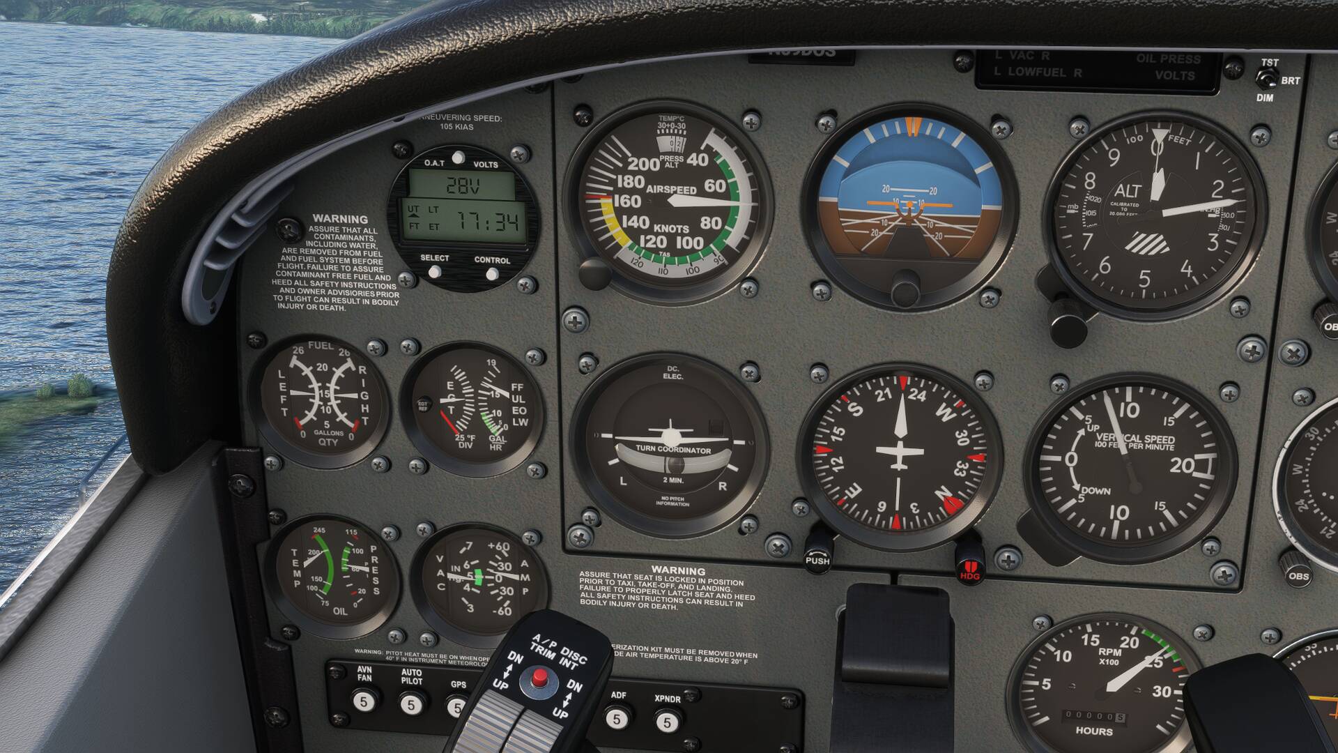 Cessna 172 Fuel Flow (G1000 and Analog Panel) Need Correction to Real ...