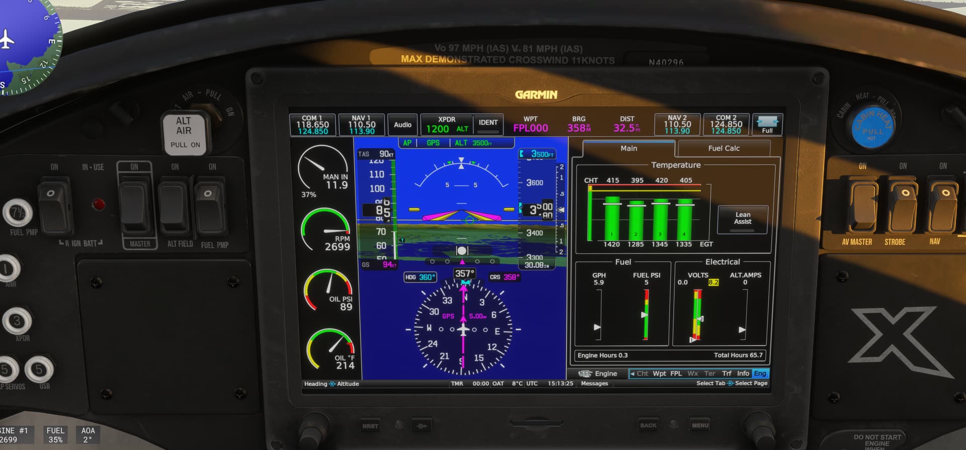 Cubcrafters NXCub error message about Electrical Systems - Aircraft ...