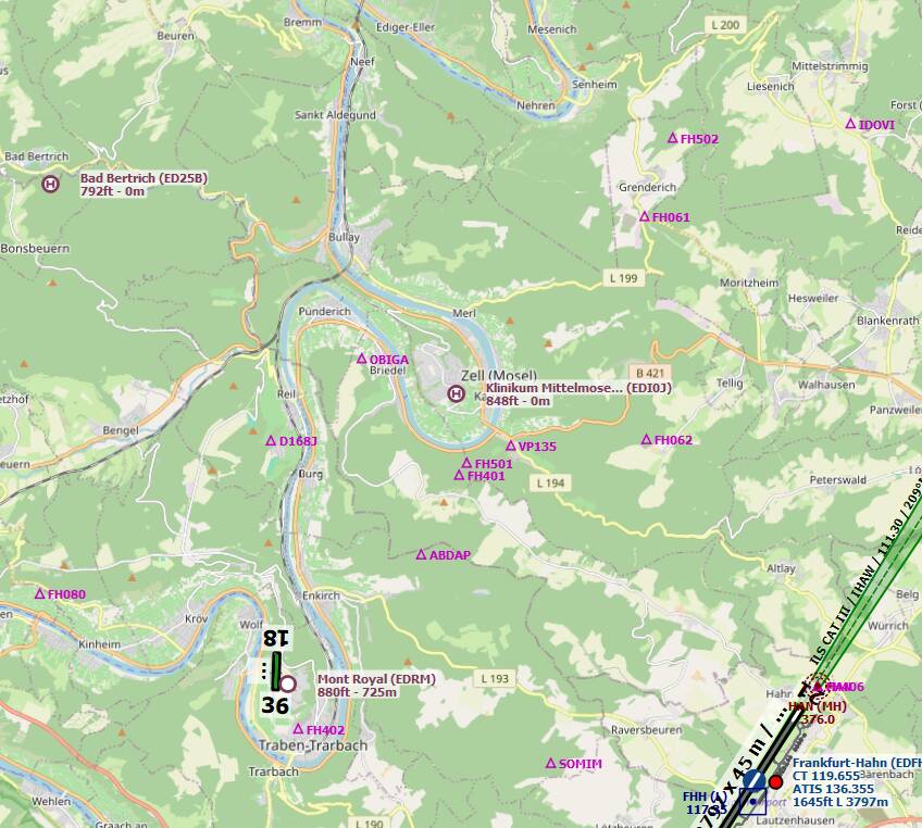 Small solid triangles in Little Navmap - Miscellaneous - Microsoft Flight Simulator Forums