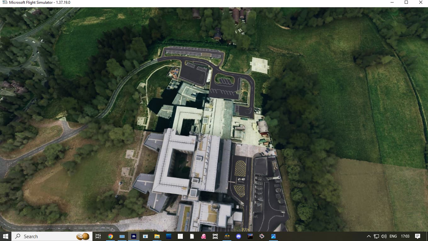 Grange University Hospital Building Missing Northern Half - Scenery and ...
