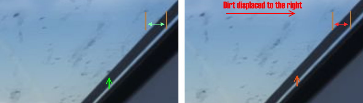 Please, remove the dirt displacement effect on windshield - Wishlist ...