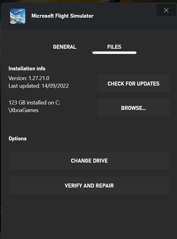 "Please insert the MSFS Game Disk" with beta only : Update: work around found - Page 7 ...