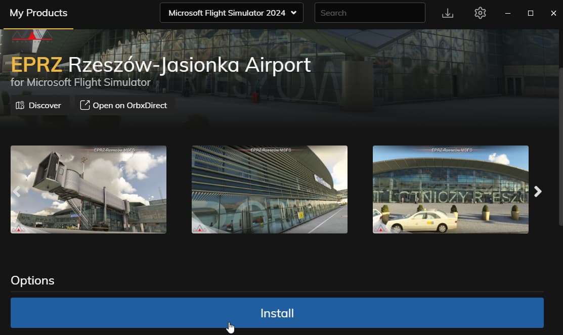 ORBX Installer issue main msfs 2024 cant change? localcache location only? - Install ...