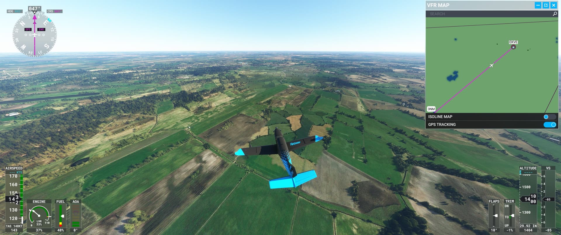 Gesten Glider Field (EKVE) shown as water runway - Airports - Microsoft ...