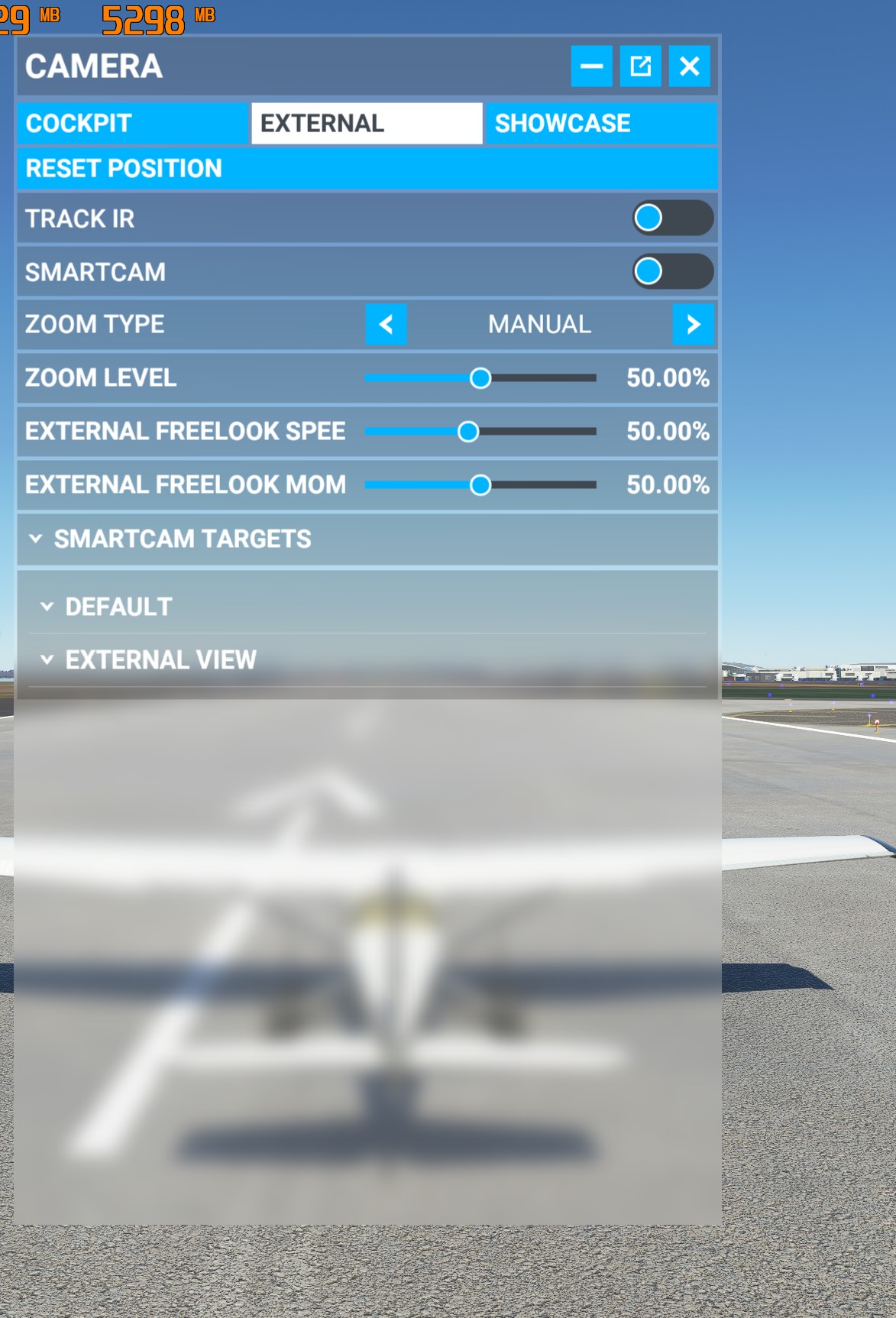 Camera freelook speed setting - General Discussion - Microsoft Flight ...