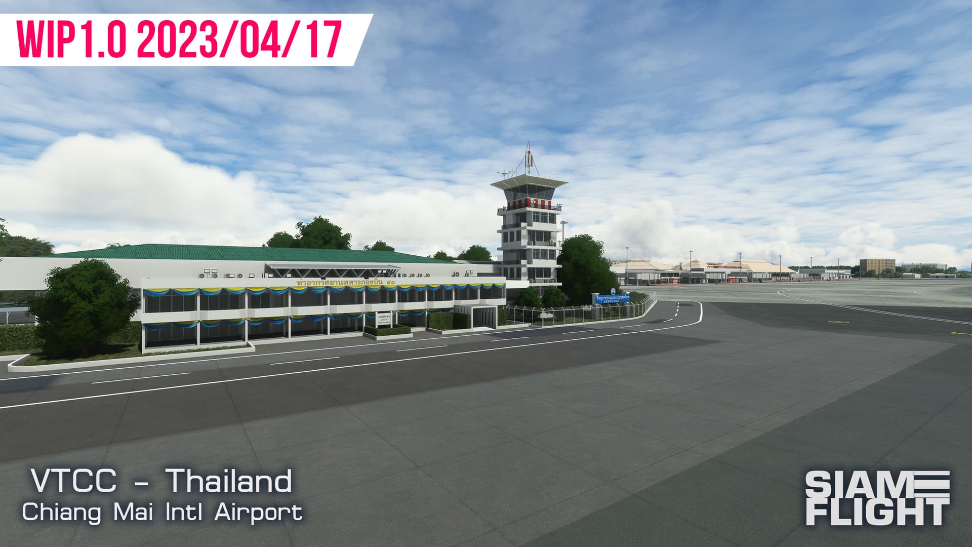 [DevDiary] VTCC/CNX Chiang Mai Intl Airport MSFS | SiamFlight ...