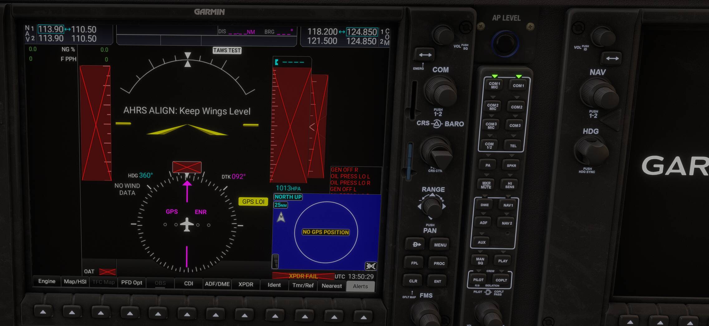 C408 Skycourier - G1000 shows left NG% for both engines - Aircraft ...
