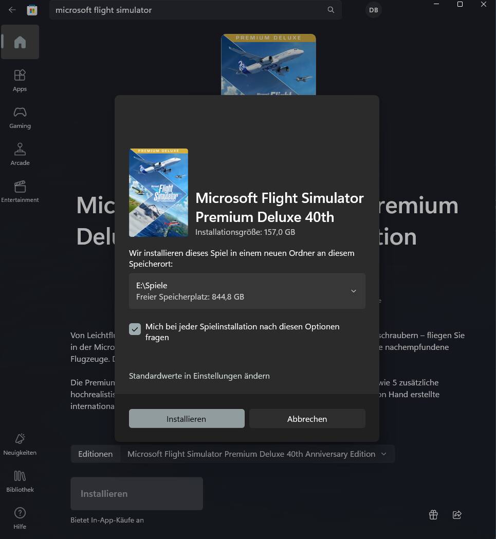 How to use a custom installation path for MSFS2020 (MS Version) - Install, Performance ...