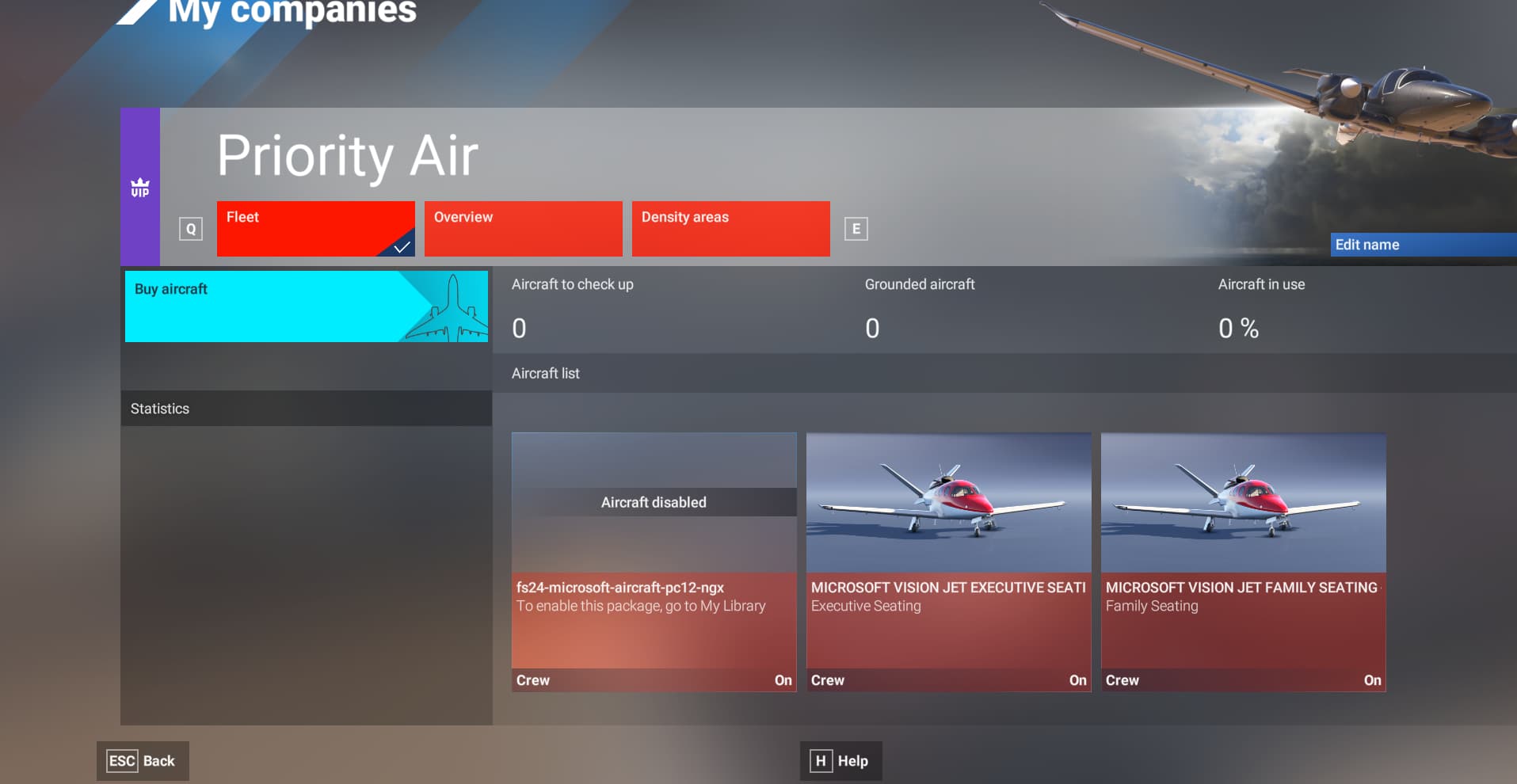 Cant use vision jet for new vip missions - User Interface & Activities ...