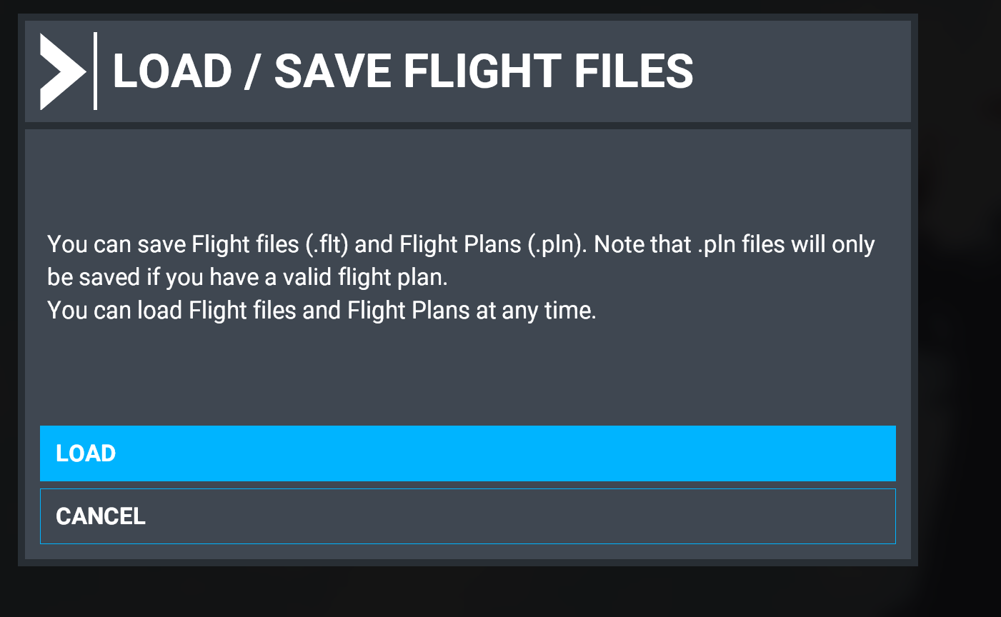 Load a Saved Flight - no Weather Option - #18 by MSFSRonS - General ...
