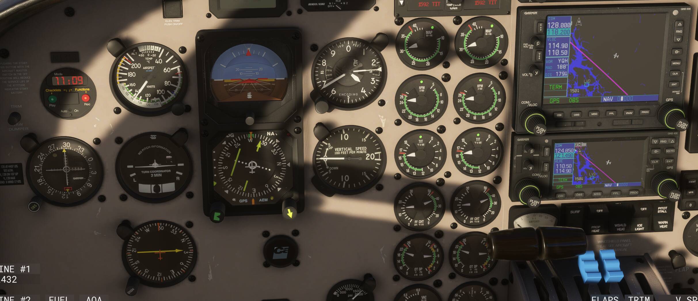 Do the ADF and OBS knobs on the gauges actually do anything? Only the ...