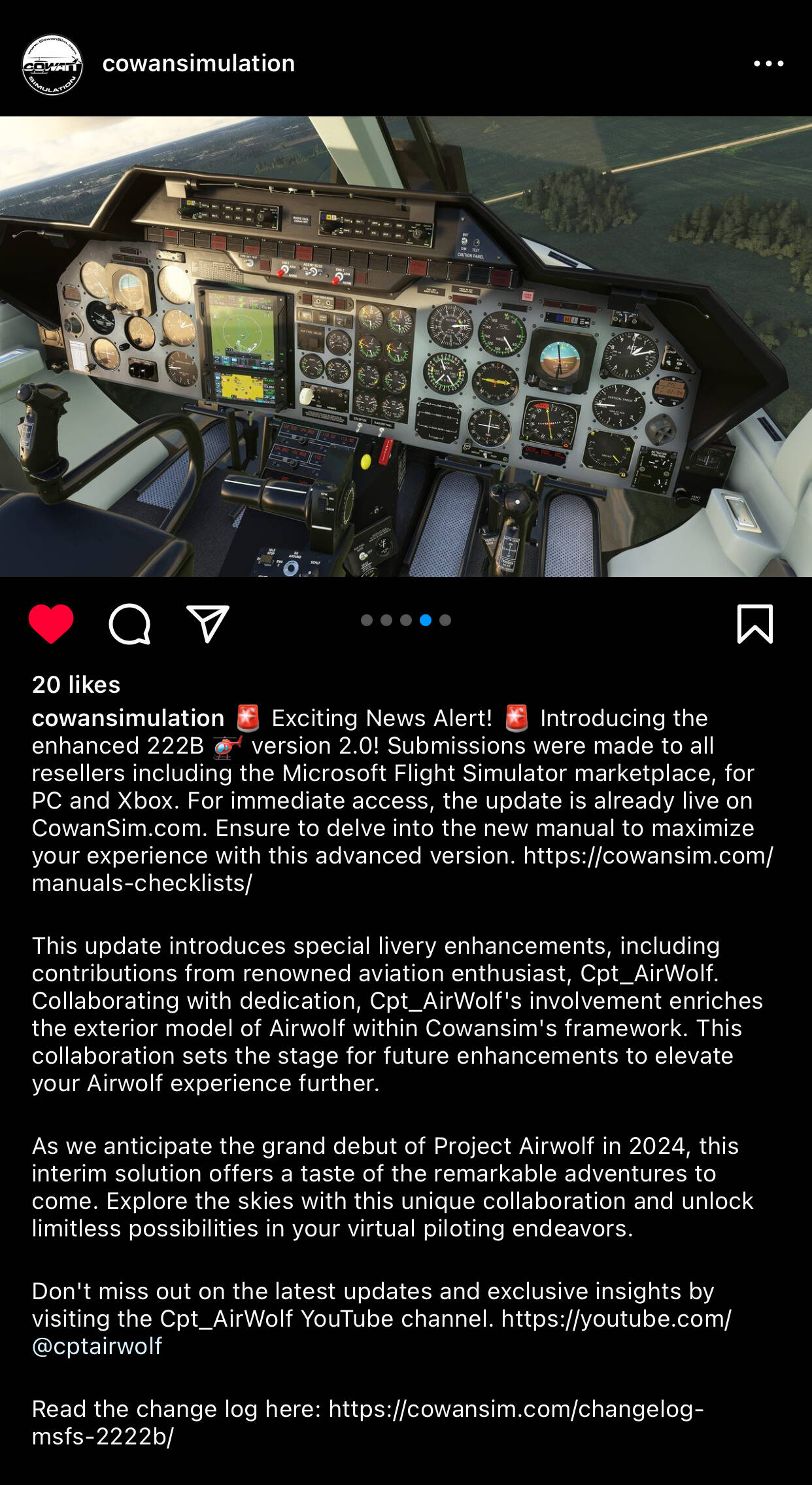 Cowan Simulation Bell 222B - #123 by ElasticSack182 - Aircraft - Microsoft Flight Simulator Forums