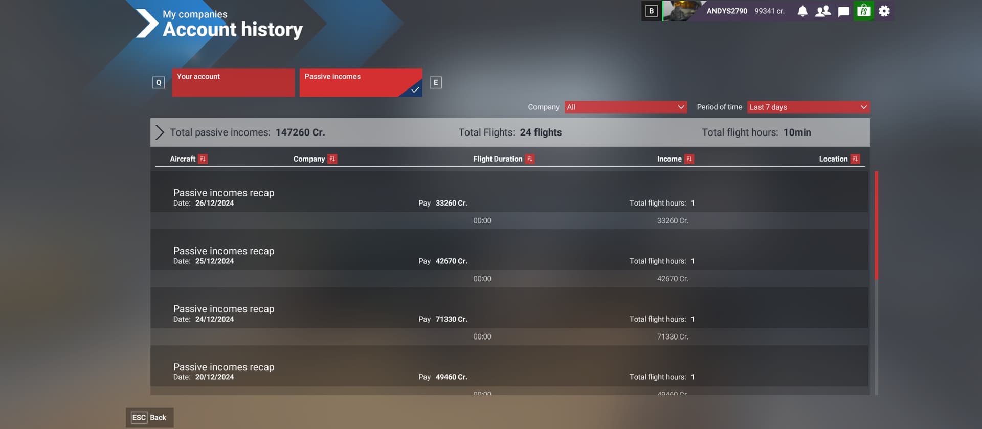 Career mode: how does passive income work? - User Interface ...