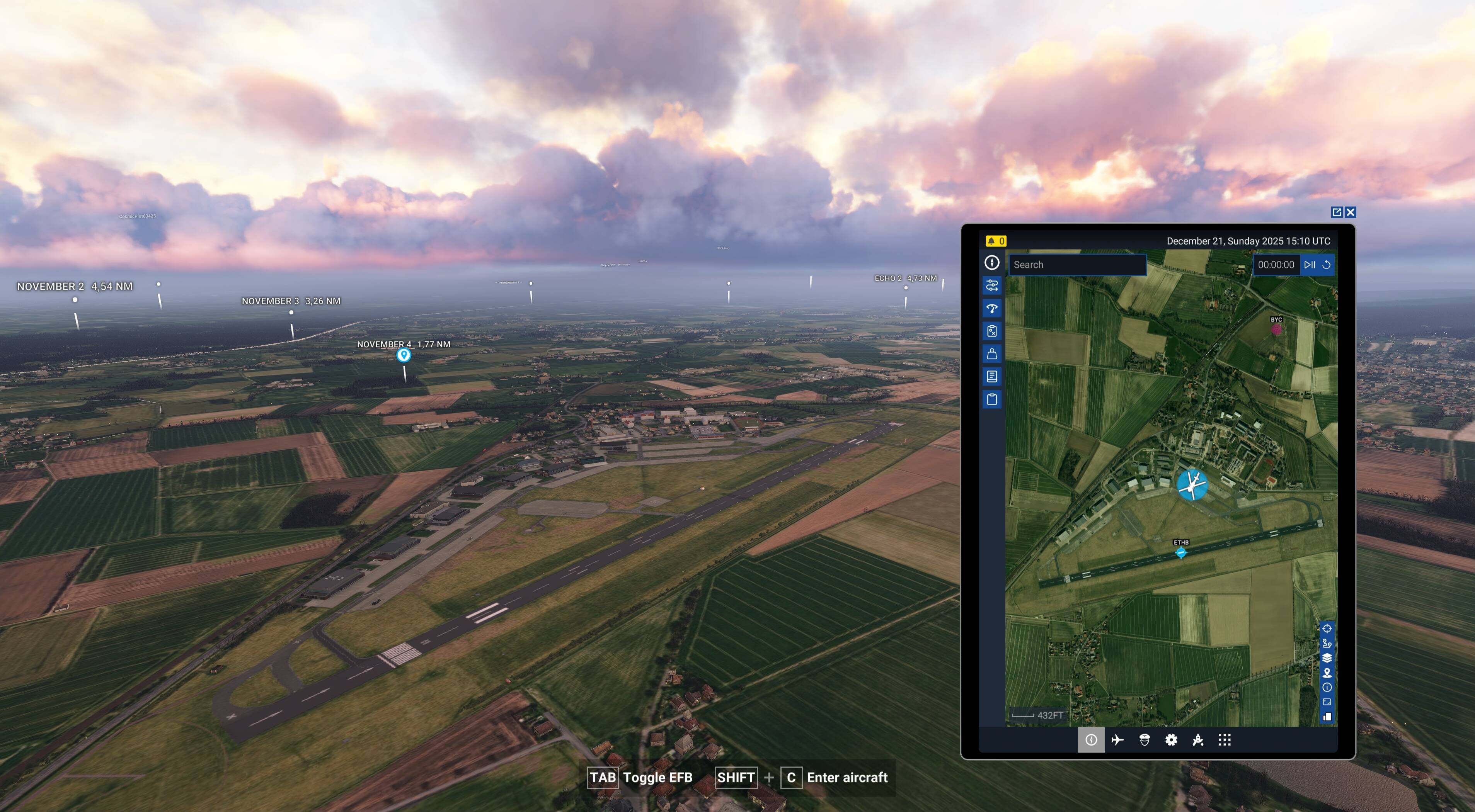 Add different aircraft symbols to the world map (e.g. helicopters ...