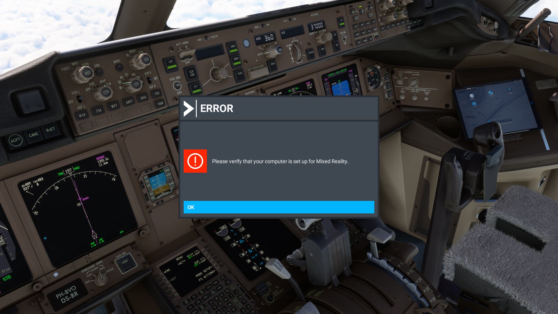 Mixed Reality Error - Hardware & Peripherals - Microsoft Flight Simulator Forums