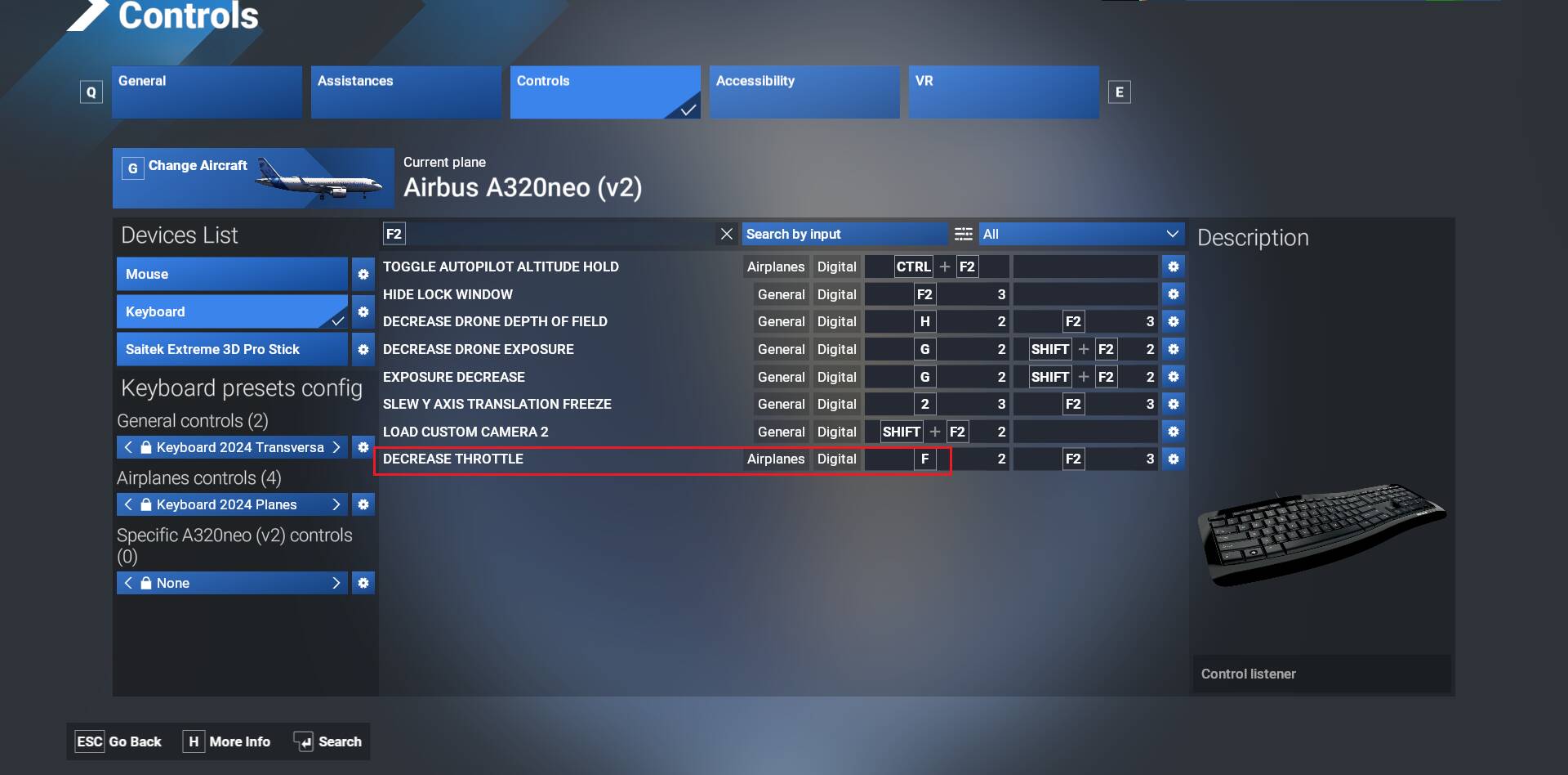 Default iniBuilds Airbus Lineup Does Not Recognize F2 "Decrease ...