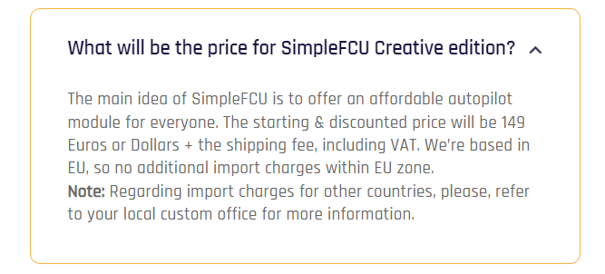 Simple FCU - Hardware & Peripherals - Microsoft Flight Simulator Forums