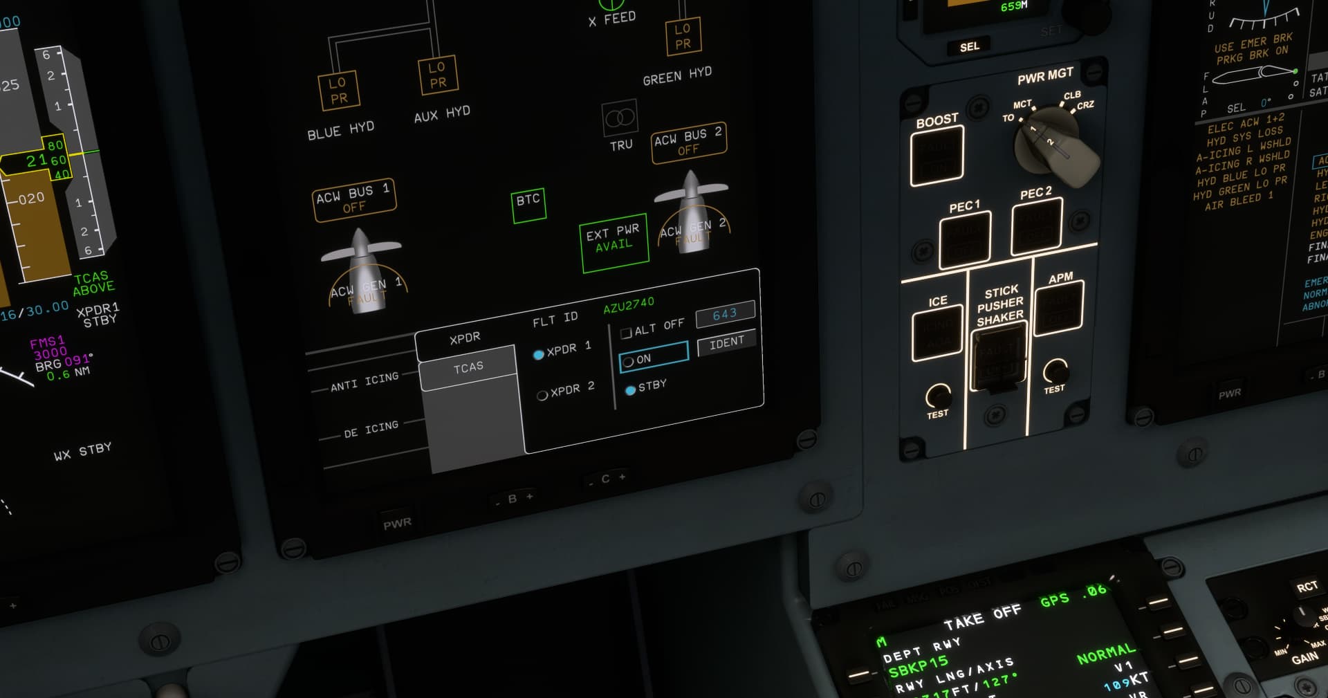 [ATR 42/72] VCP - ATC Control doesn't show transponder code number 0 ...